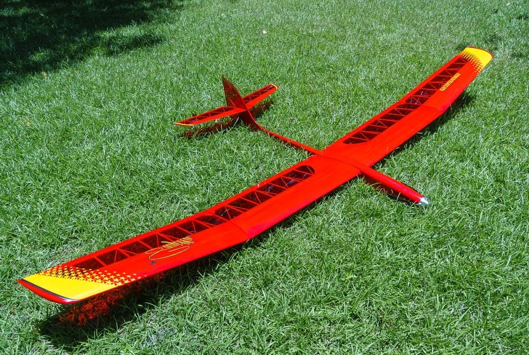 Varlocity Laser & Models. Aquila RC Glider Model by Airtronics