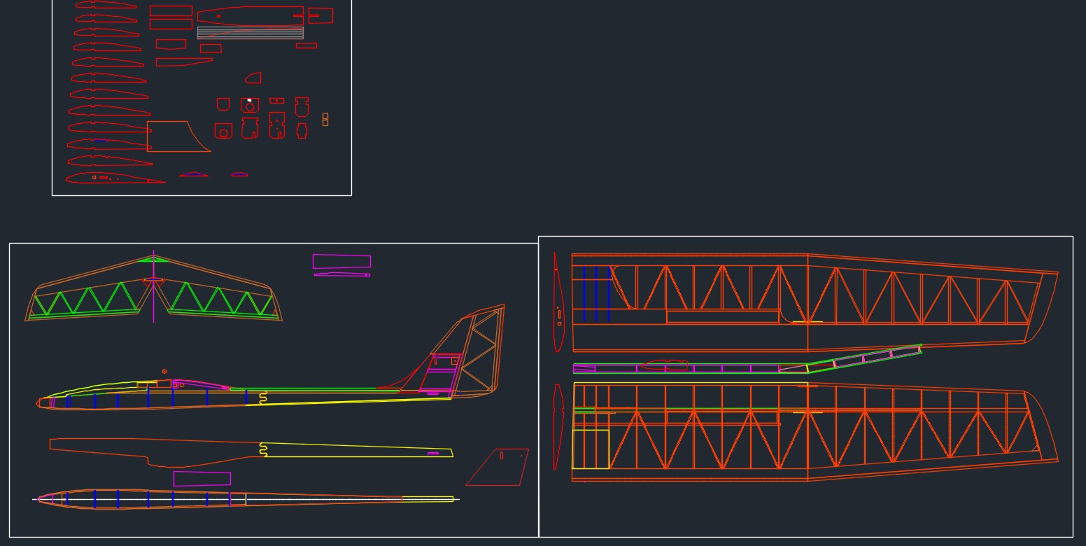 Varlocity Laser & Models. Aquila RC Glider Model by Airtronics